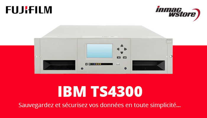 Fujifilm IBM TS4300 : Sauvegardez et sécurisez vos données.