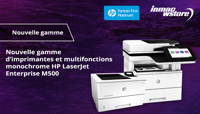 HP imprimante et multifonction monochrome Laserjet Enterprise M500